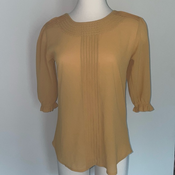 fashion quality | Tops | Mustard Yellow Blouse | Poshmark